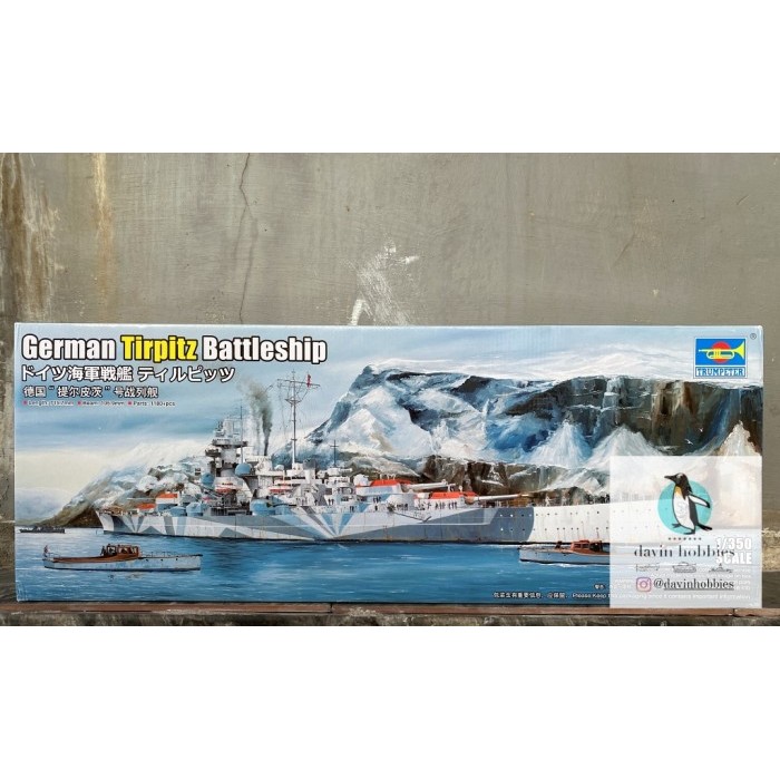 Trumpeter 1/350 German Tirpitz Battleship | Shopee Philippines