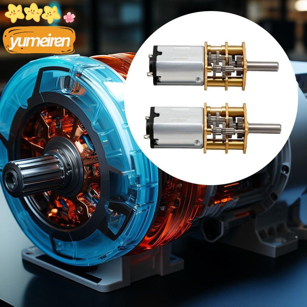 YUMEIREN Speed Reduction Motor, Full Metal 3V-6V Slow Speed Motor, DIY ...