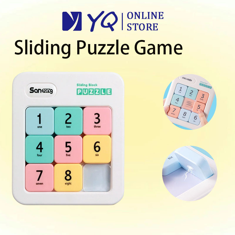3x3 Magnetic Digital Sliding Puzzle Portable Early Educational Thinking ...