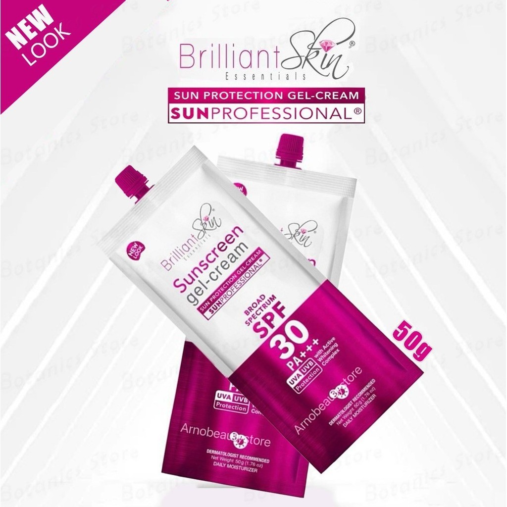 ORIGINAL BRILLIANT SKIN SUNBLOCK PROFESSIONAL Sunscreen Gel Cream SPF ...