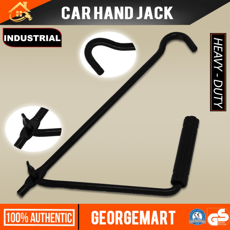 Foldable Car Hand Jack Rocker Steel Scissor Jack Rocker Wheel Spanner ...