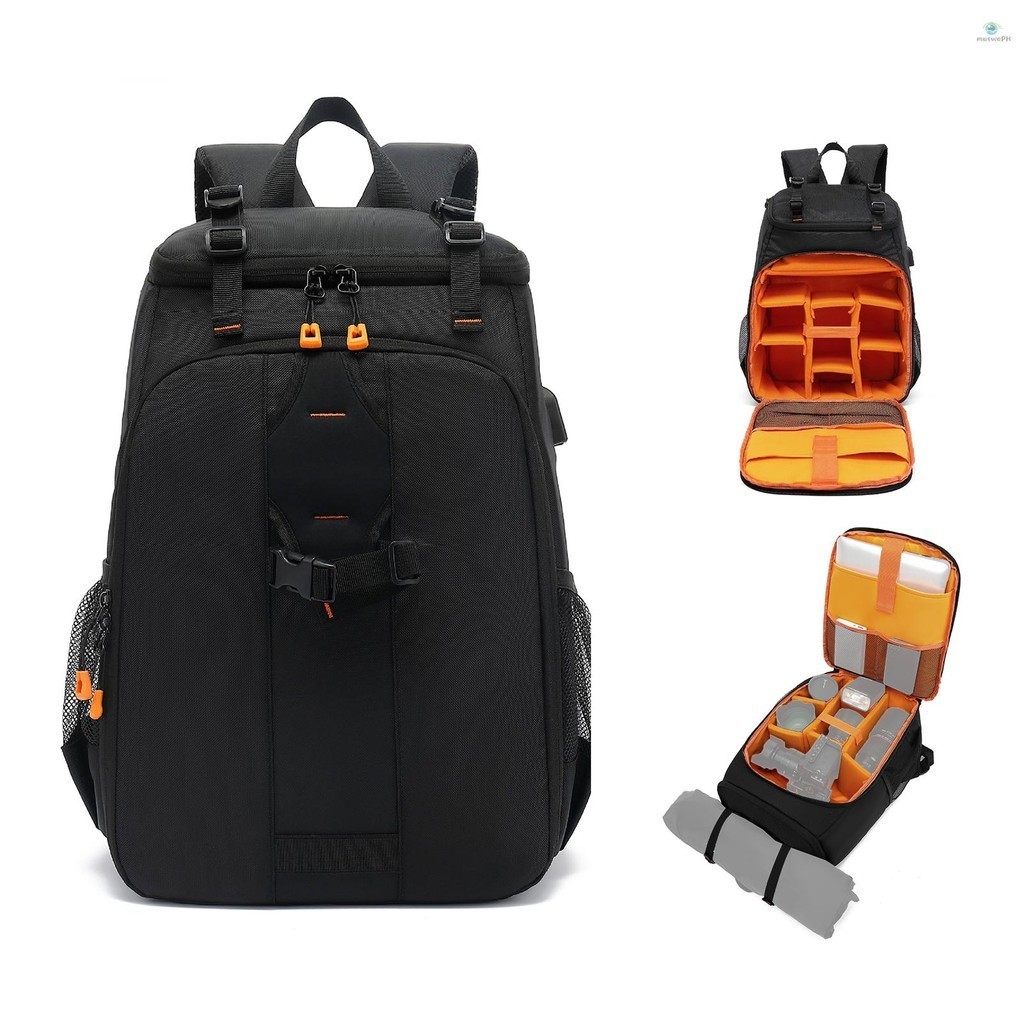 [Fast Delivery] Camera Backpack Water-resistant Camera Bag Photography ...