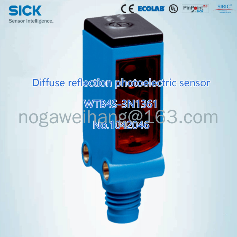 SICK Diffuse reflection photoelectric sensor WTB4S-3N1361 No.1042046 ...