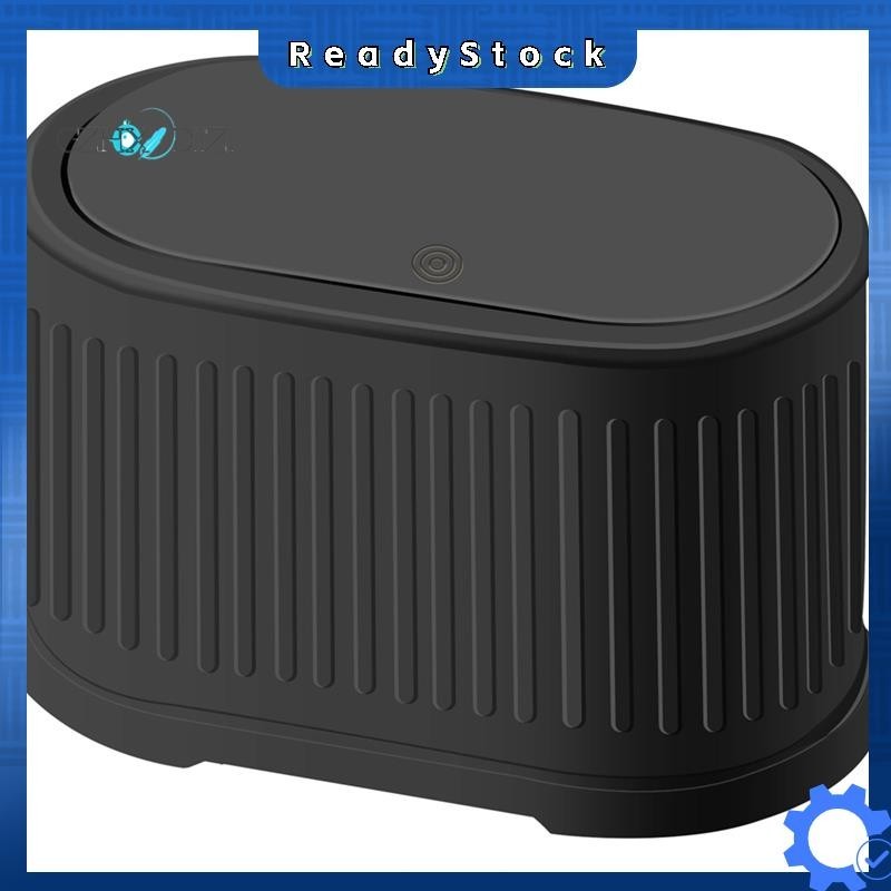 【gzhxdiizi】1 Piece Mini Trash Can With Lid Stainless Steel Mini Garbage