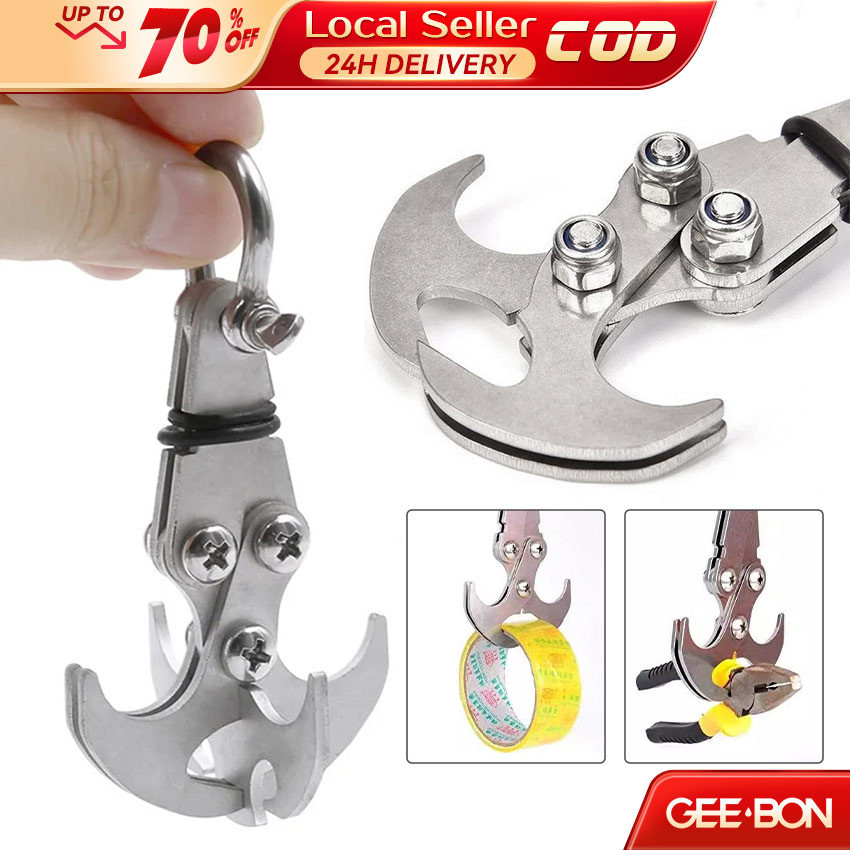 GEEBON Folding Gravity Grabbing Hook Outdoor Rock Climbing Rescue Claw ...
