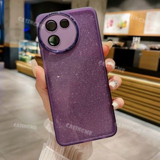 Vivo V30e 5G 2024 Soft Silicone Transparent Bling Glitter Casing For ...