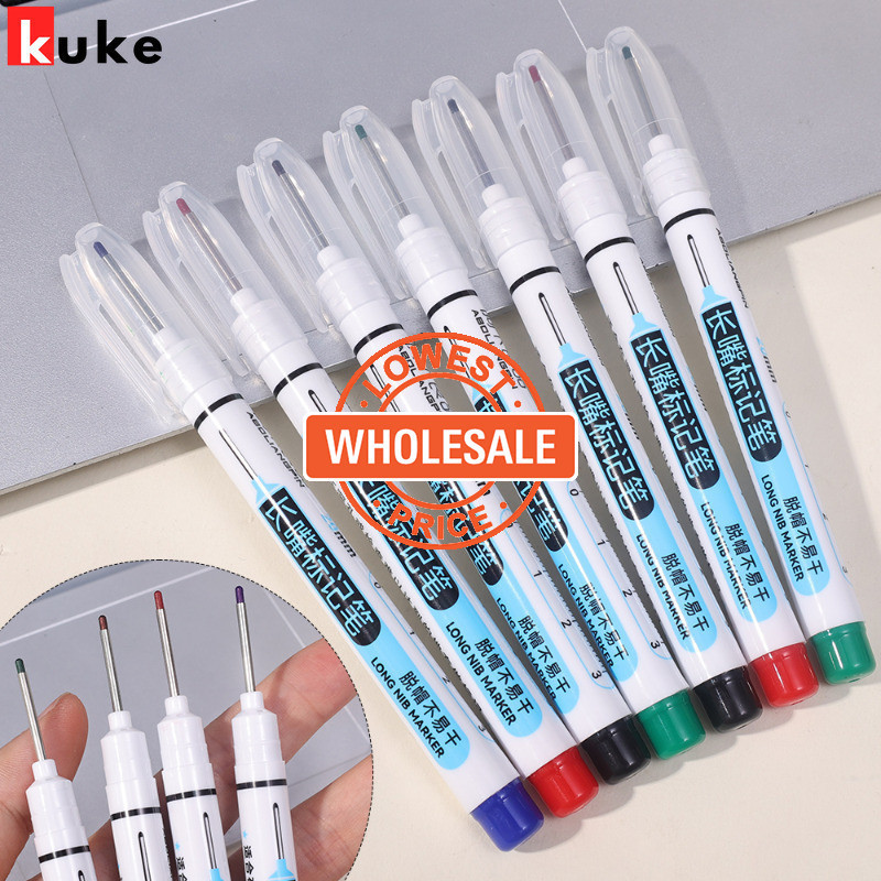 [Wholesale] Long Head Marker Pen - Woodworking Tools - Quick Dry Ink ...