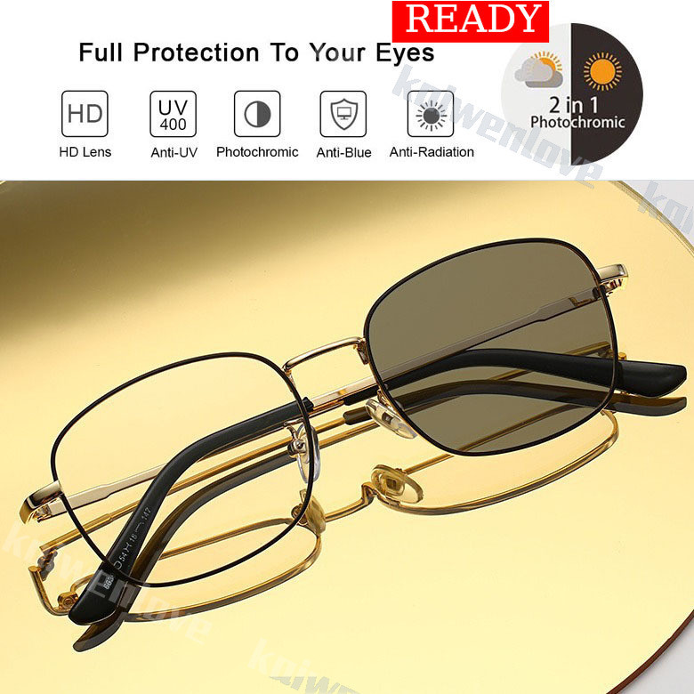 Photochromic Anti Radiation Glasses Eyeglass for Woman Men Anti Blue ...