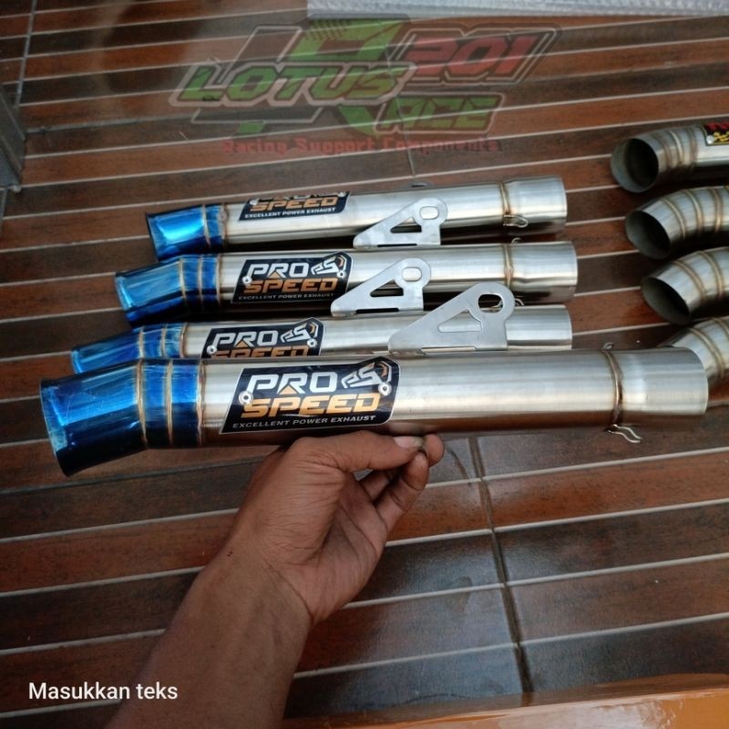 Universal Pro speed canister pipe blue tip inlet 51mm (Unit) | Shopee ...