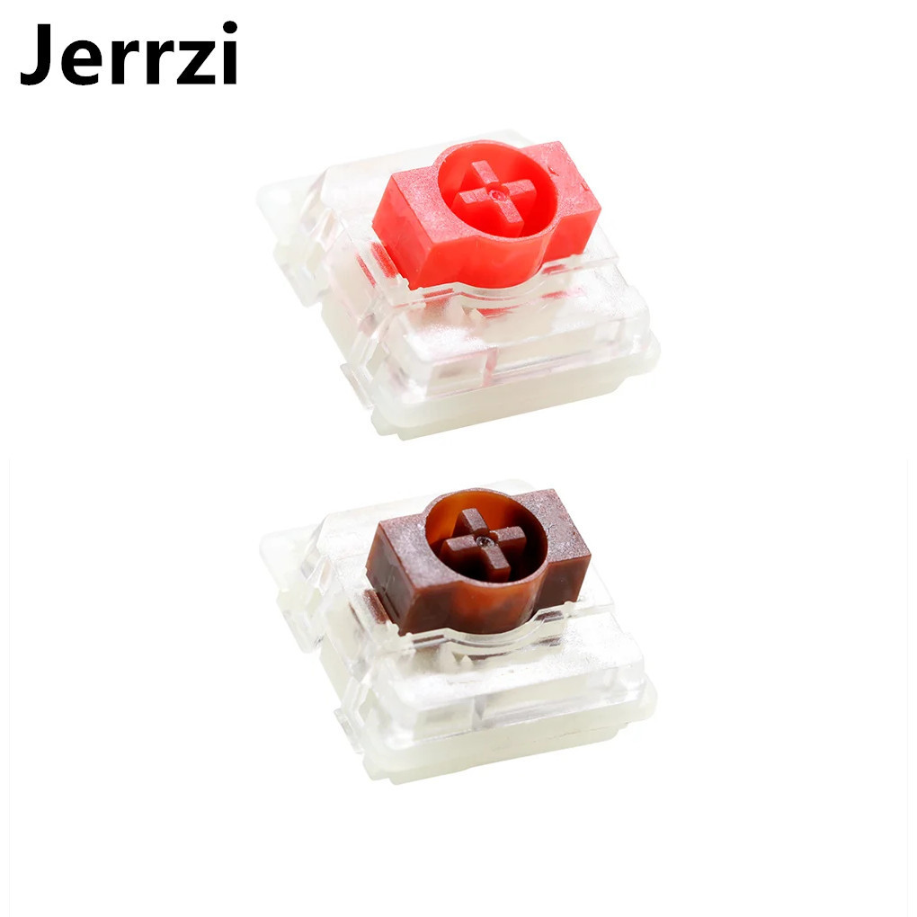 Jerrzi Low Profile Switch Brown Red Switch 5 Pins for Ultra-slim ...