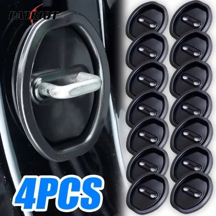1/2/4PCS Door Lock Pad - Sound Deadener Damper - Car Door Lock Buckle ...