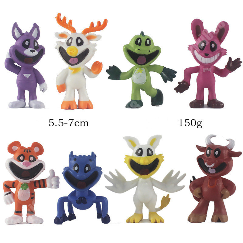 Horror Game Poppy Playtime Action Figure Zoonomaly Smiling Critters ...