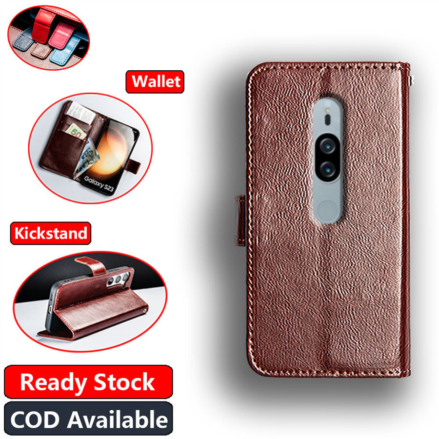 Sony Xperia XZ2 Premium Dual H8166 H8116 SOV38 Vintage Classic Leather ...