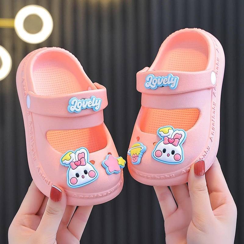 EVA step poop feeling girls Crocs indoor sandals | Shopee Philippines