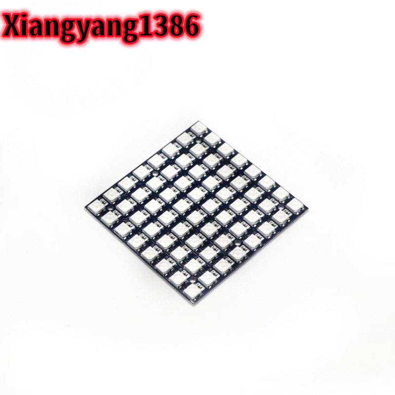 WS2812 LED 5050 RGB 8x8 64 Bit LED Matrix Module | Shopee Philippines
