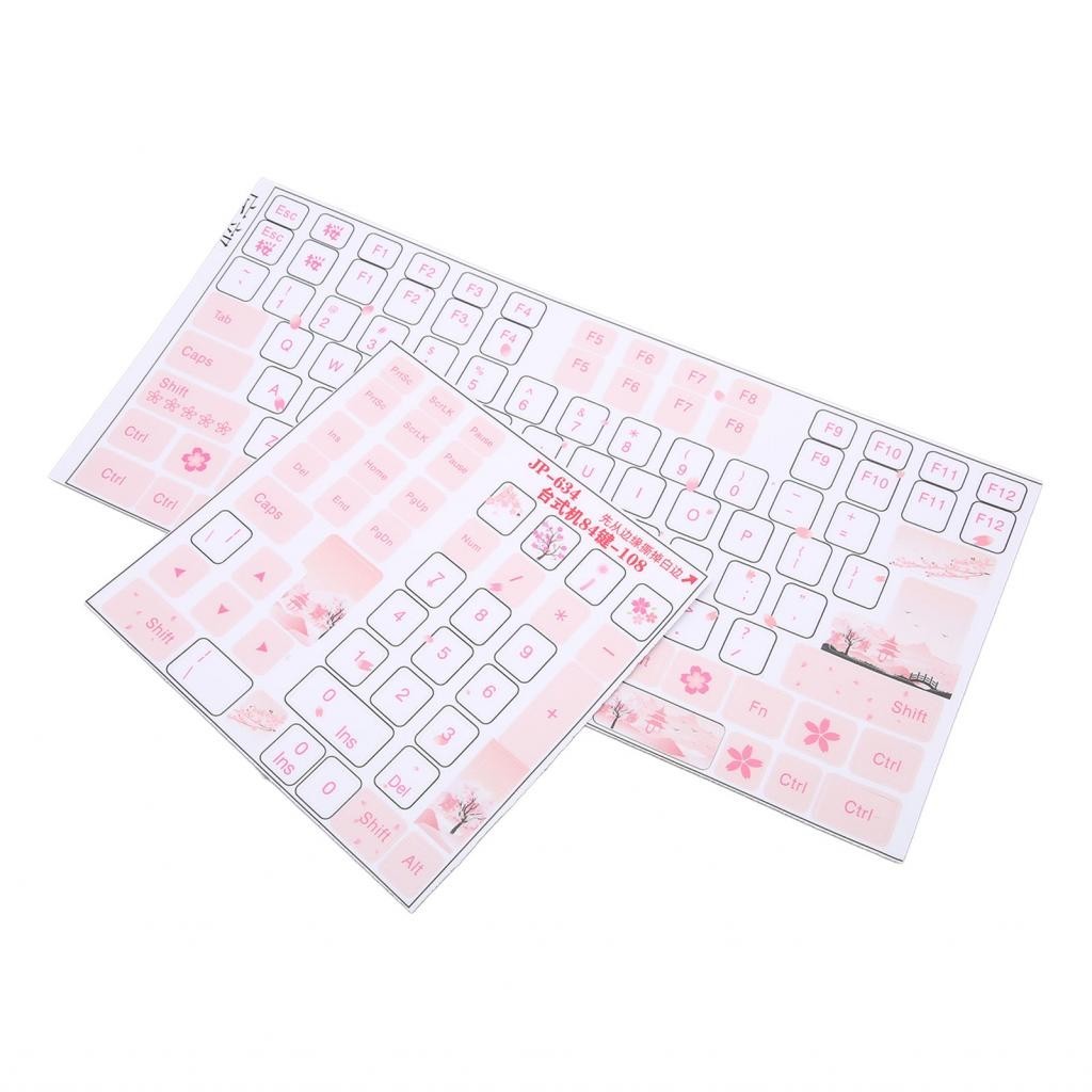 Maib Keyboard Stickers Frosted Wear Resistant Keycaps Universal Clear ...