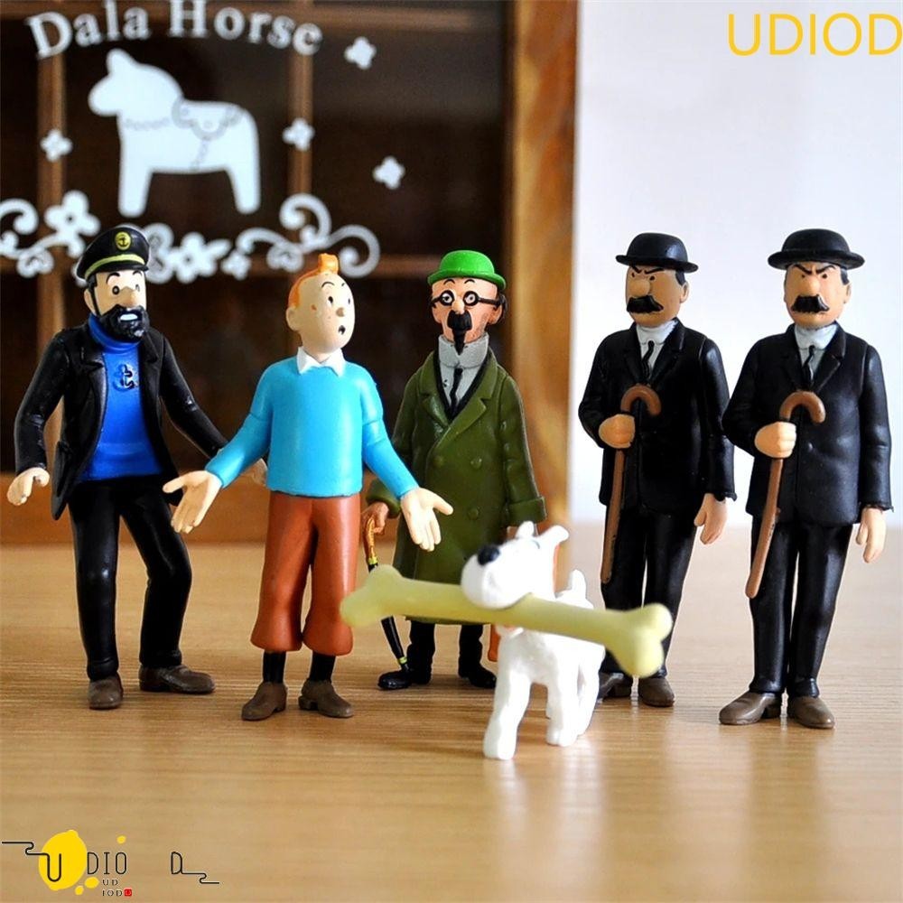 UDIOD The Adventures of Tintin Doll Gifts Doll Miniature Collectible ...