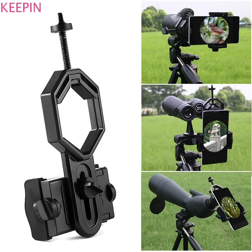KEEPIN Cellphone Adapter Mount Black Spotting Scope Holder Telescope ...