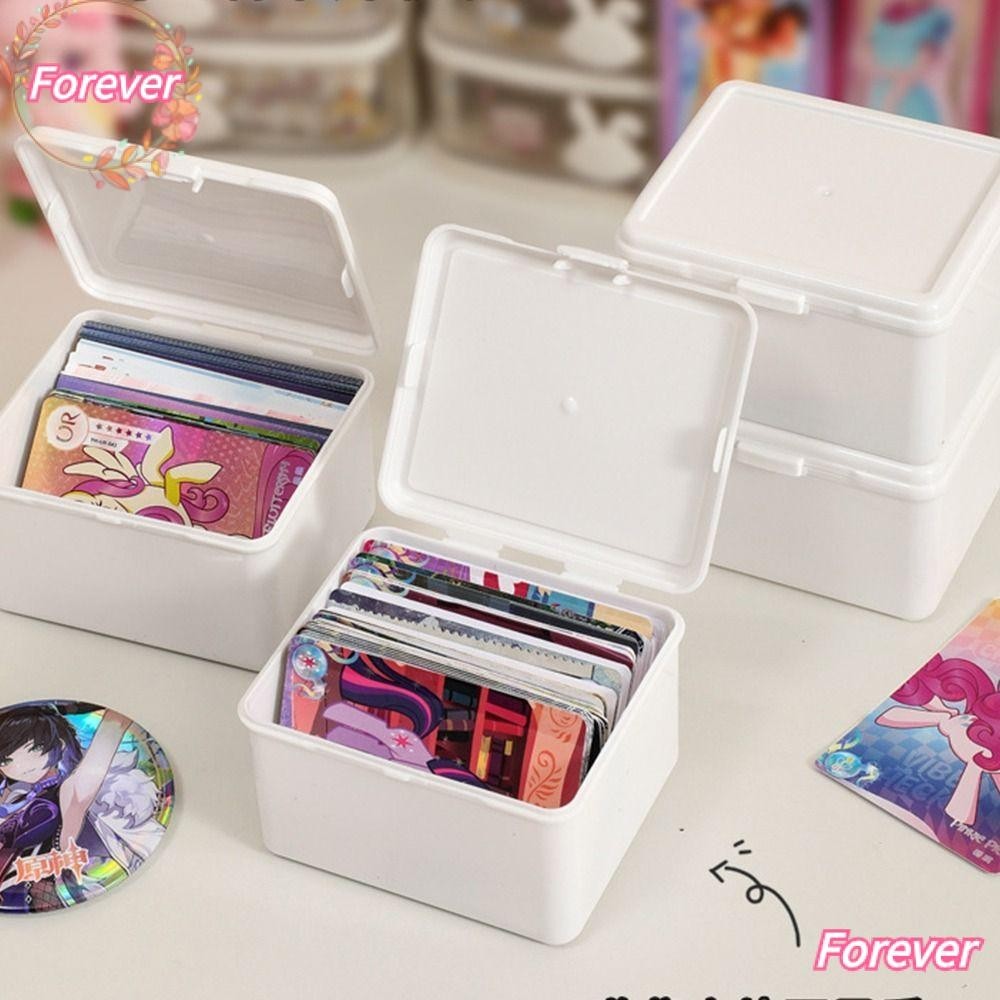 FOREVER Storage Box, with Lid Rectangular Shape Collection Box, Small ...