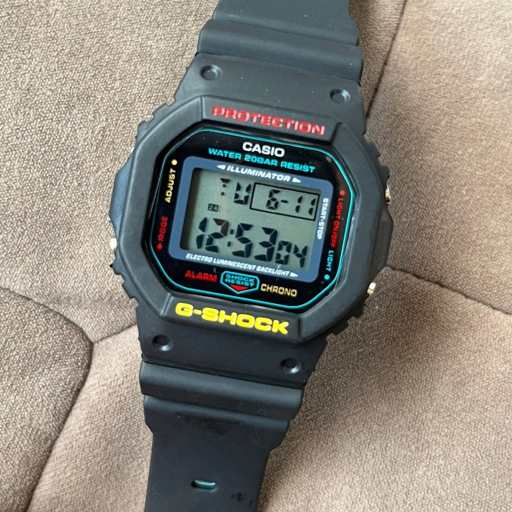 Cas/i*o G Shock Dw5600 Red out 35Th Anniversary Petak Black Watch digital watch Japanese sports ...