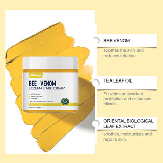 Bee Venom Eczema Care Cream Gentle Formula Relieves Itchy Skin and ...