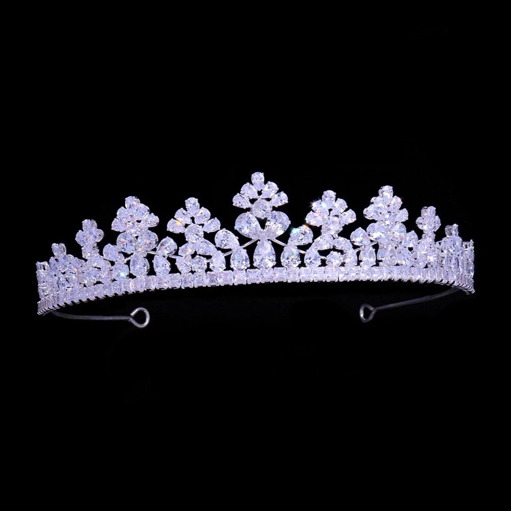 Shhg9685 Foreign Trade New Style High-End Zircon Crown Fitting Bridal ...