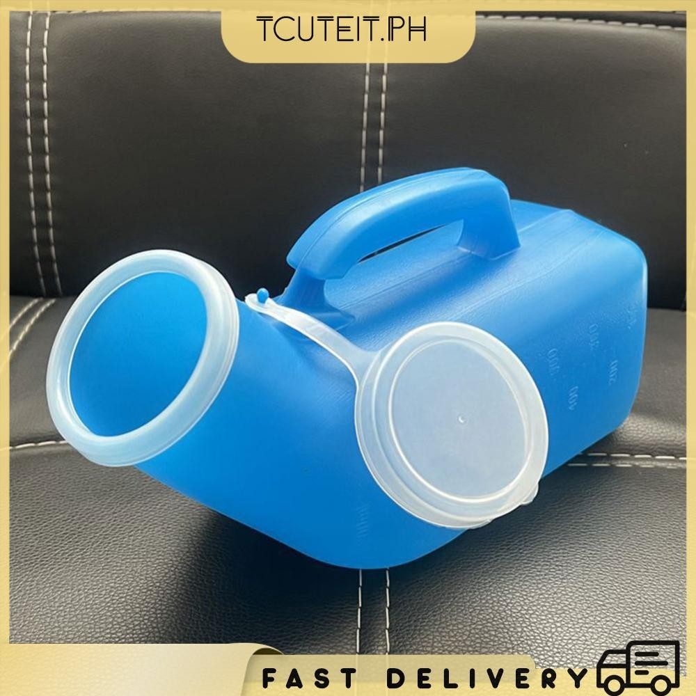 [Tcuteit.ph] 1200ml Urinals for Men Spill Proof Plastic Pee Bottle Male ...