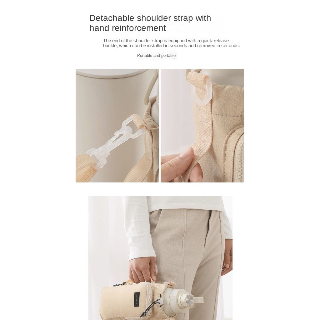 Collapsible Water Bottle Strap Holder Tumbler Carrier Bag Owala Bottle Buddy Cup Holder Sleeve ...