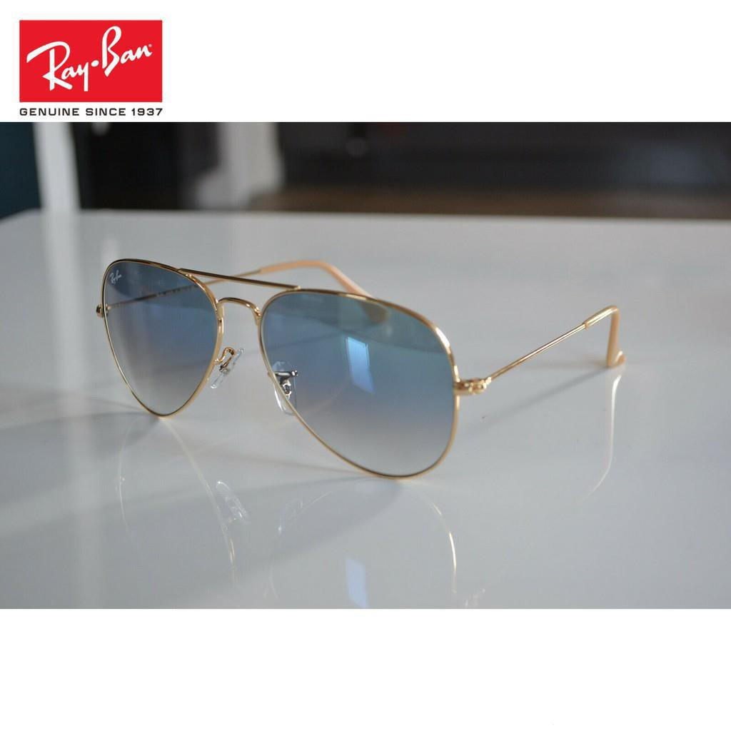 [Original] Ray Ban Rb3025 Pilot Large Metal Floor Speed 001/3F 62-14 ...