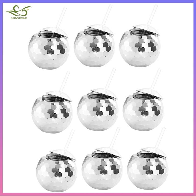 [j104ly5tzj6m.ph] 9 PCS Disco Ball Cups, 20 OZ Disco Cups with Straws ...
