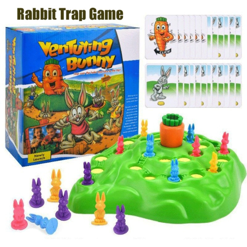 Rabbit Trap Toy Off Road Race Guardian Carrot Chessboard Toy Family ...