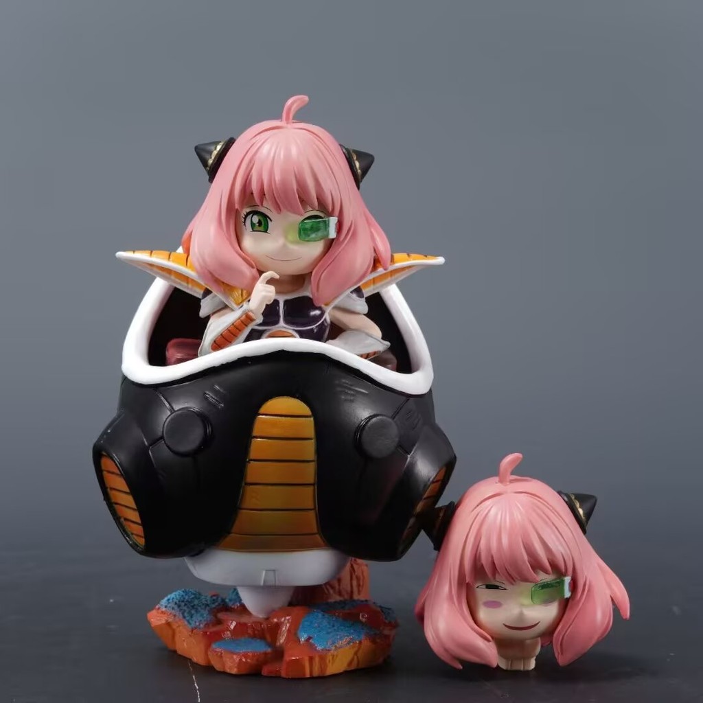 Anya Cos Frieza Spy x Family Anime GK Model Action Figure Statue ...