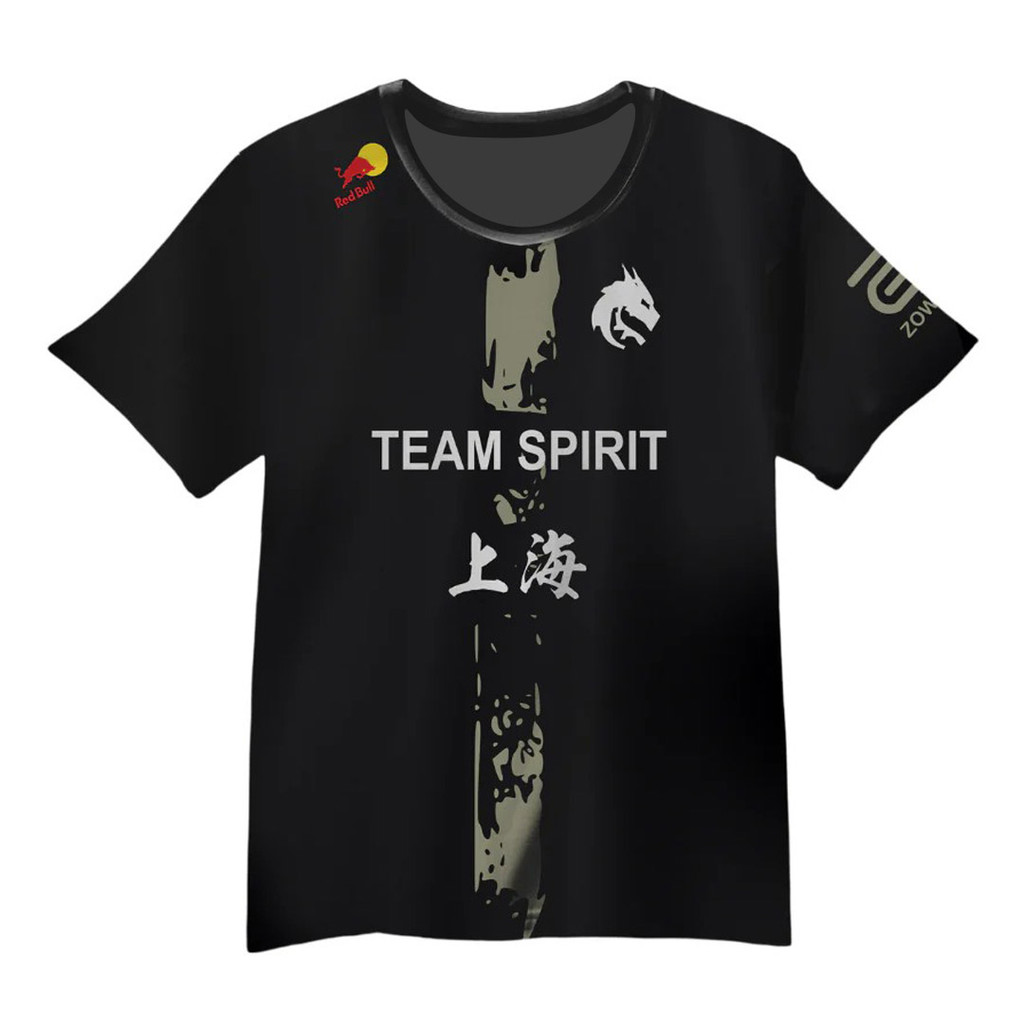 TEAM SPIRIT 2025 Champions Jersey CS2 Shanghai Donk T-shirts | Shopee ...