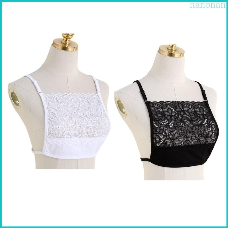 Nan Women Lace Invisible Mock Camisole Bra Wrapped Chest Overlay ...