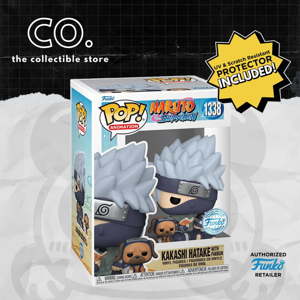 Funko Pop! Naruto Shippuden Kakashi Hatake with Pakkun #1338 Special ...