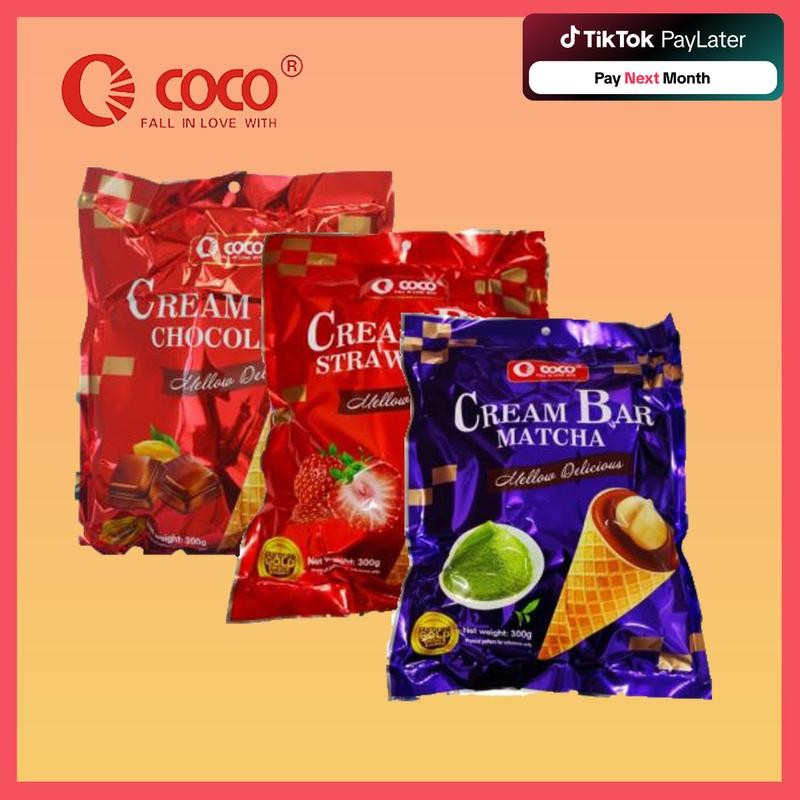 COCO Creambar Chocolate - 25-28 Piece Pack, 300 Grams - Perfect for ...