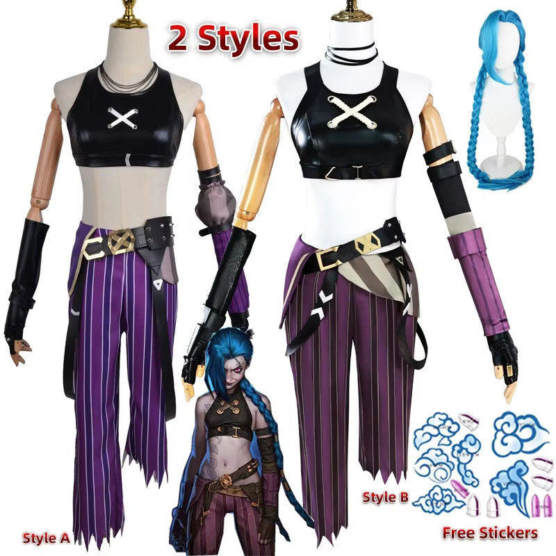Game League of Legends Cosplay LOL Jinx Cosplay Costume Anime LOL ...