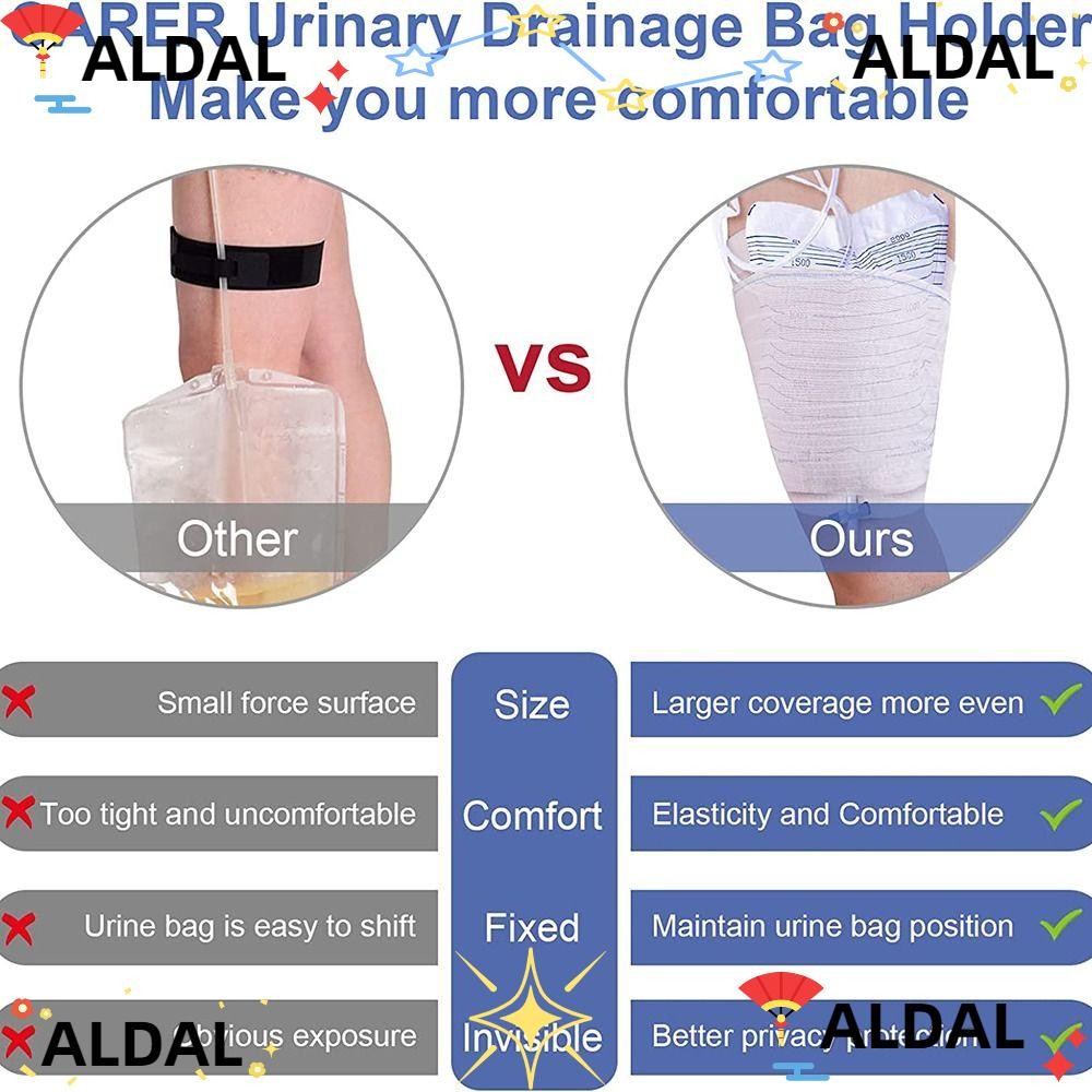 ALDAL Catheter Bag Holder, Catheter Sleeve Washable Catheter Leg Sleeve ...