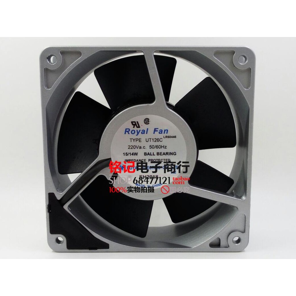 Original Genuine ROYAL FAN 12038 220V Model TYPE UT126C Cooling FAN ...