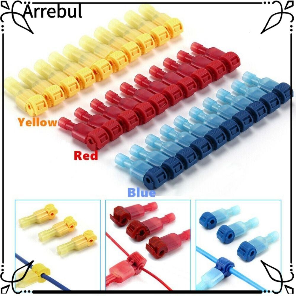 ARREBUL 20PCS/Set T-Tap Wire Connector, Waterproof Snap Splice Lock ...