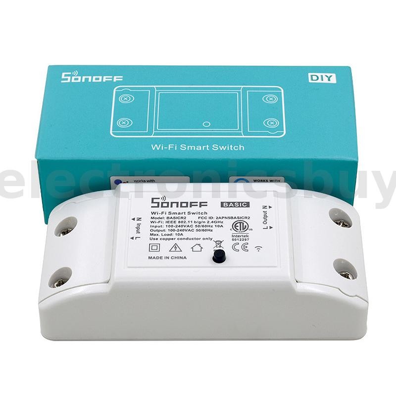 Sonoff BASIC R2 WiFi DIY Smart Switch Wireless Remote Controller Timing ...