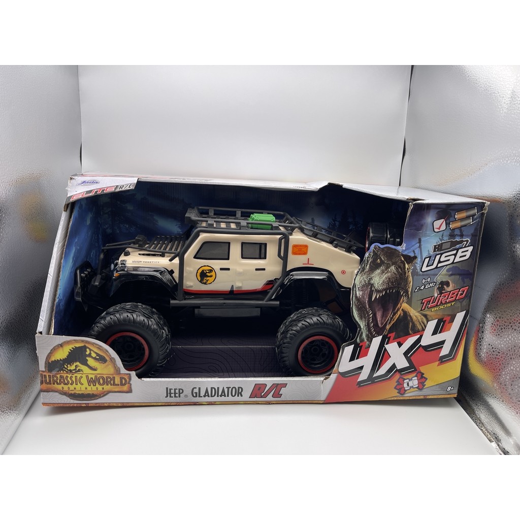 Jiada Oversized Jurassic World Jeep Gladiator R/C Oversized Remote ...