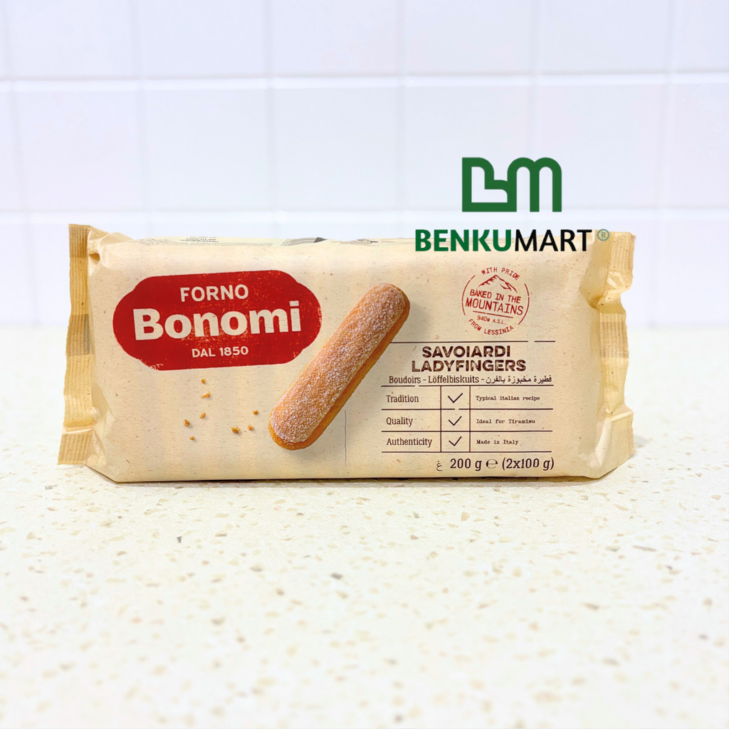 Forno Bonomi Savoiardi Ladyfingers (200 gr) | Tiramisu Lady Finger ...