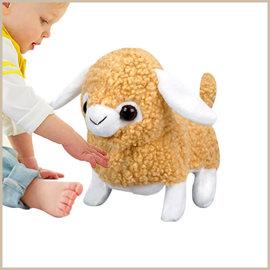 Robot Sheep Electric Interactive Realistic Animated Cute Plush Lamb ...
