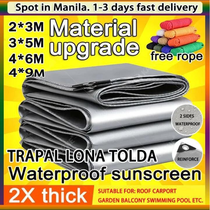Original thick canvas 23FT X 29FT tolda trapal lona makapal waterproof ...