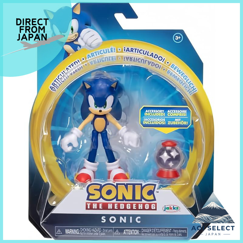 Sonic the Hedgehog 4-Inch Articulated Action Figure Collection (Select ...
