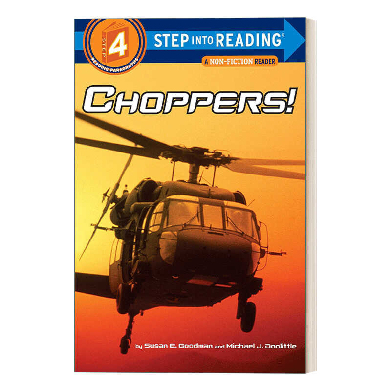 Step into Reading 4- Choppers Helicopter English Version | Shopee Philippines