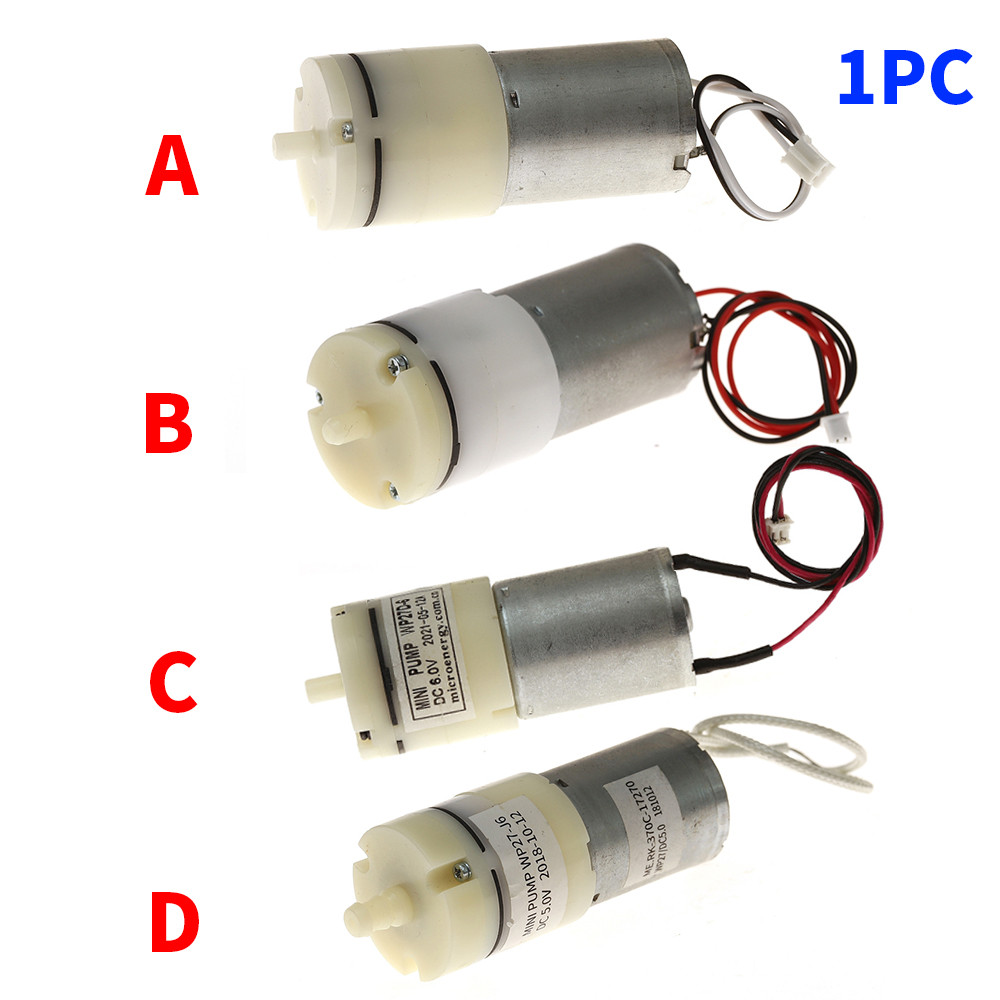 DC 3V 3.7V 5V 6V 12V Micro Mini 370 Motor Diaphragm Air Pump Vacuum ...