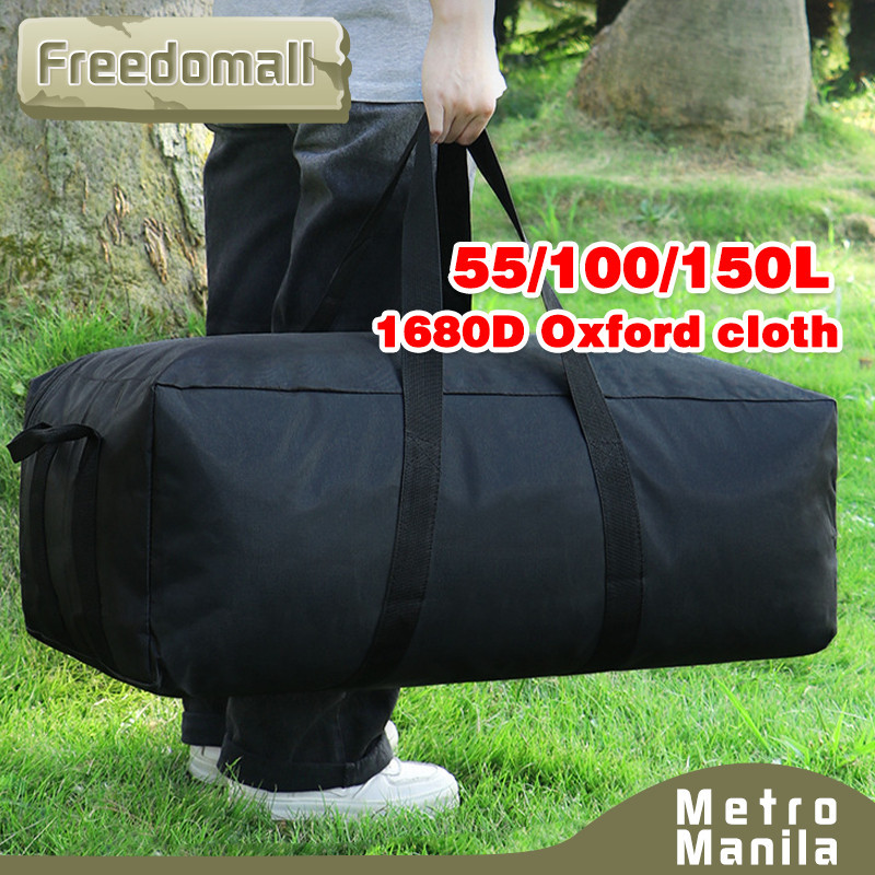 55L/100L/150L Extra Large Capacity Travel Bag Hiking Bag Outdoor Camping Tent Storage Bag Sports ...