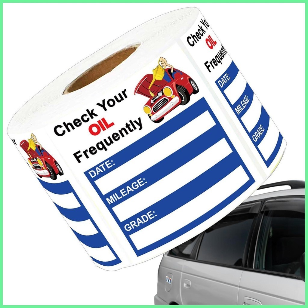 Oil Change Stickers 150 Sheets Oil Change Decals Stickers for Car Easy ...